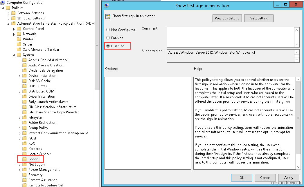 Windows 8.1 - Disable Help Tips and Welcome Screen - Alexandre VIOT